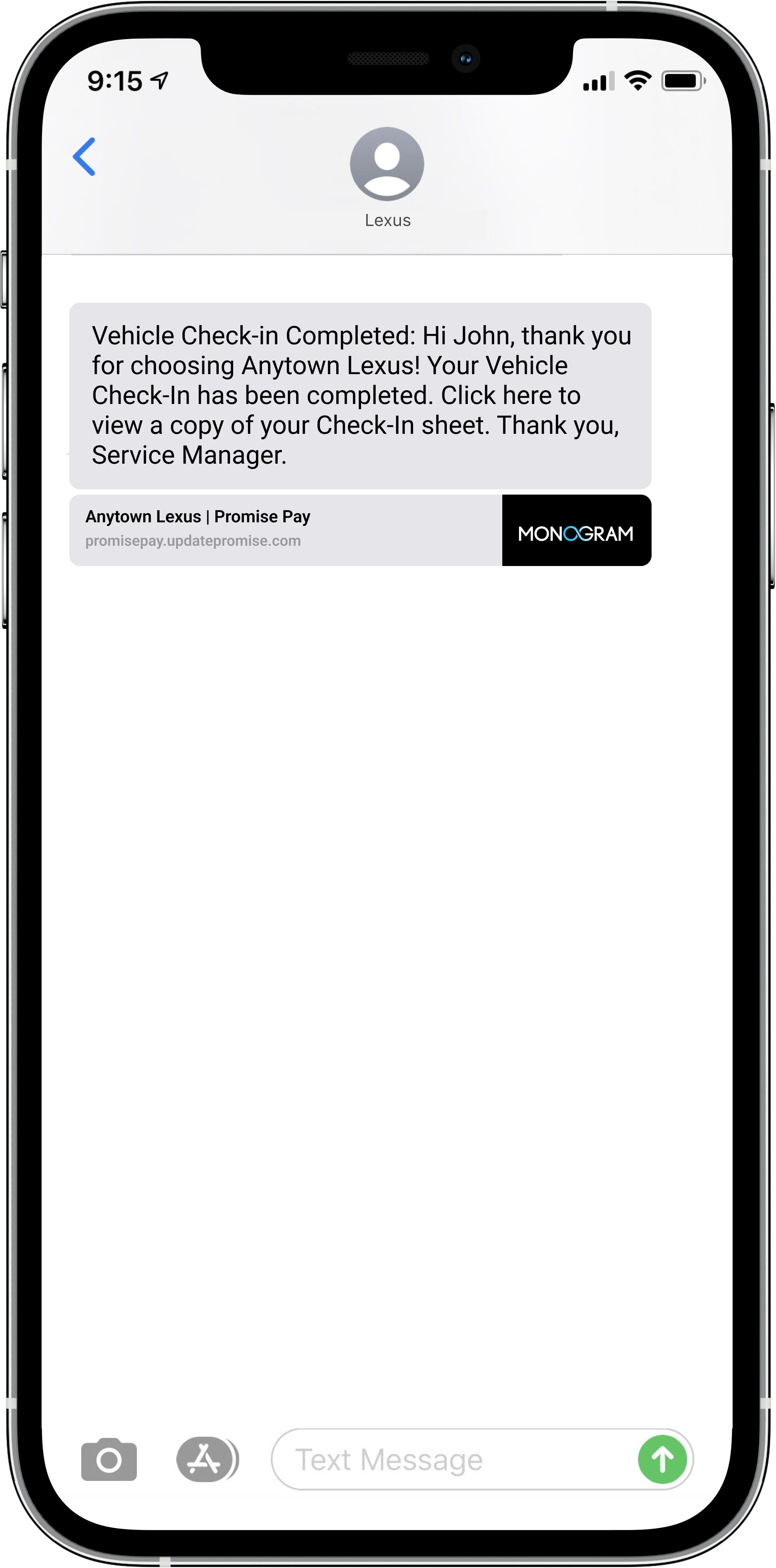 OEM Page – MONOGRAM - UpdatePromise